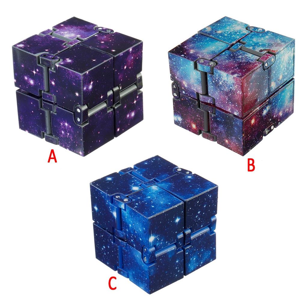 Galaxy Funny Cube Mini Finger Toy Stress Pressure Relief Anti Anxiety ...