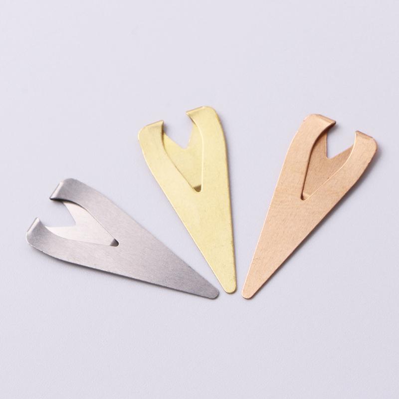 10Pcs Mini Metal Bookmark Paper Clips Page Holder For Book Stationery ...