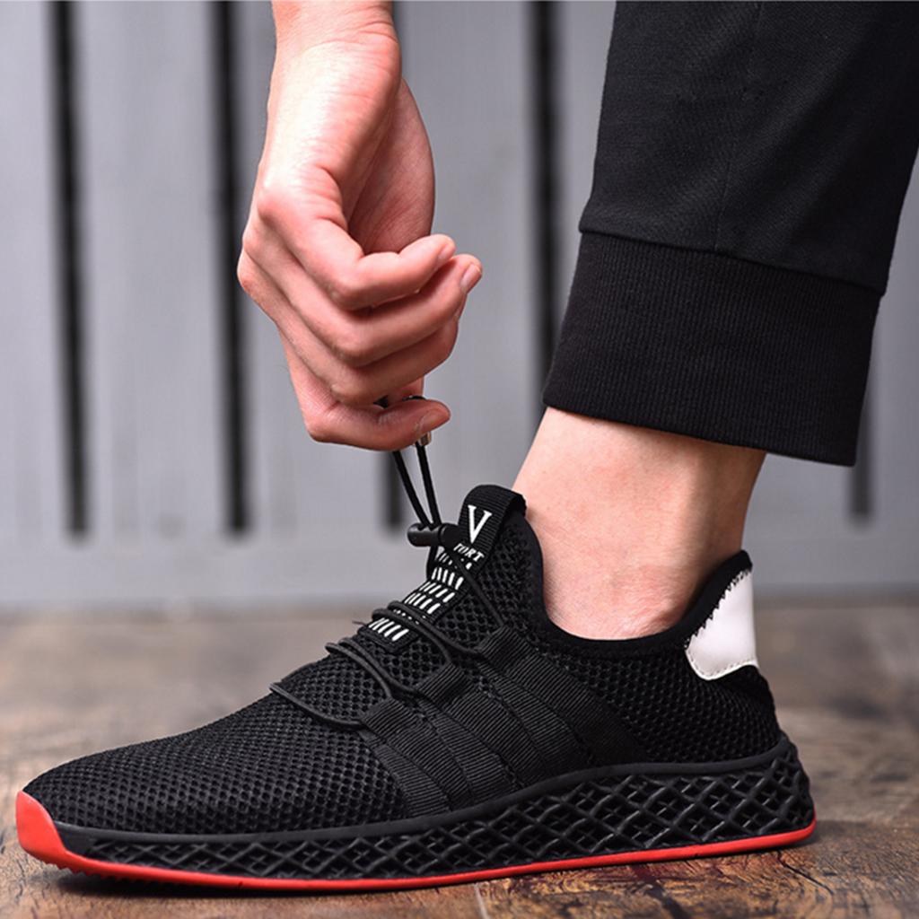 Men Running Shoes Fly Weaving Shoes Men Spring Autumn Sneakers Outdoor ...