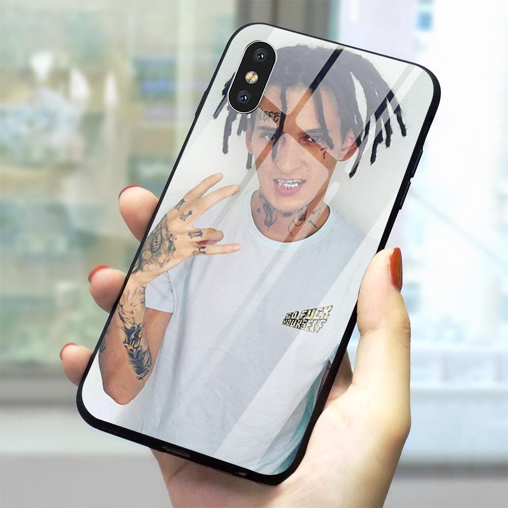 Buy Kizaru Rapper Slim Tempered Glass Phone Case for iPhone Xs Max 5 5S ...