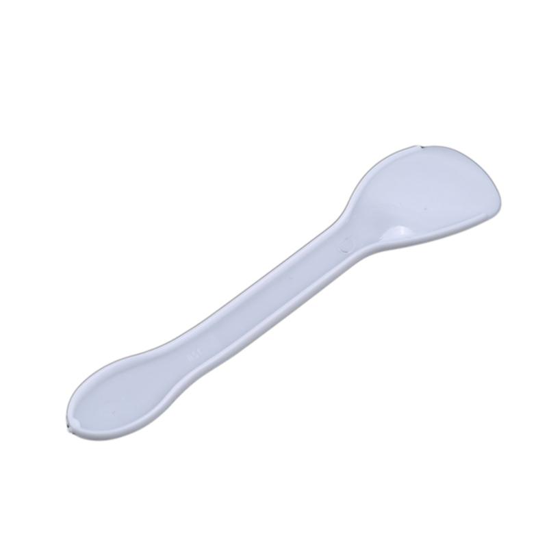 Buy 100 Pieces Thick Plastic Disposable Yogurt Cake Spoons Fast Food ...