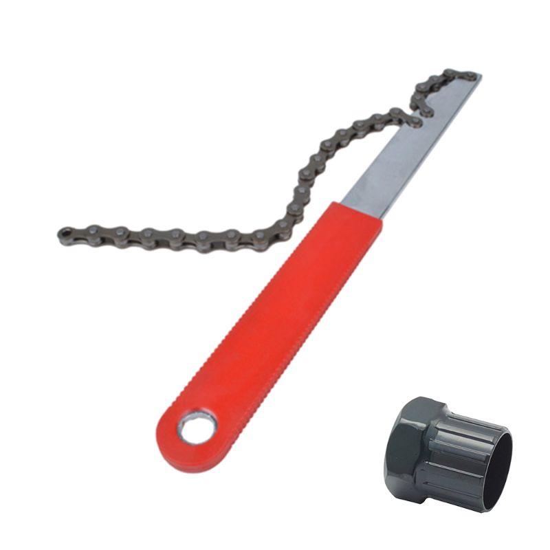 Bike Freewheel Chain Whip Sprocket Lockring Remover Tool Cassette Cycle ...
