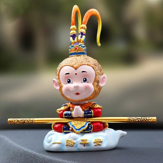 Car Decorative Trinket Monkey King Shape High Imitation Resin uygun ...
