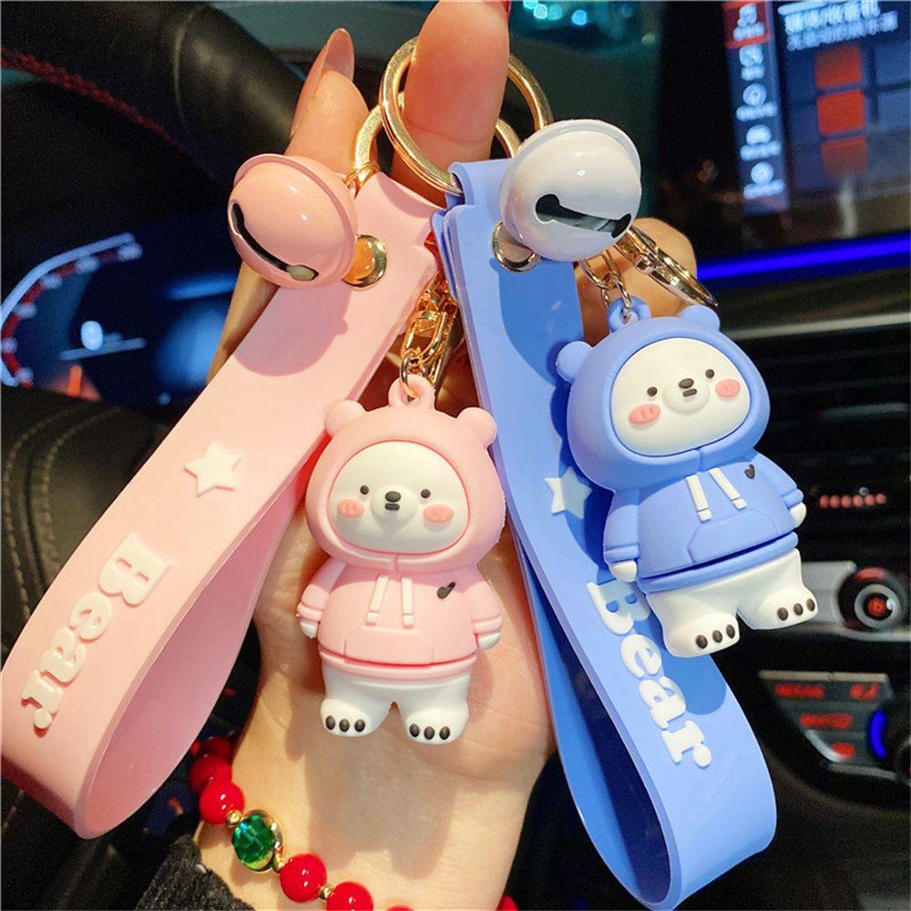 Cheap Keychain School Bag Pendant Key Rings Bag Pendants Sweater Bear ...