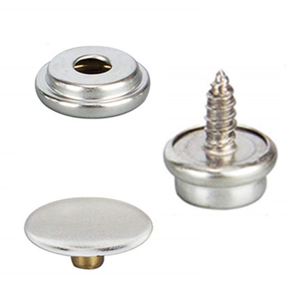 Buy 152PCS/SET Stainless Steel Snap Fastener Screw Snap Fasteners Tool ...