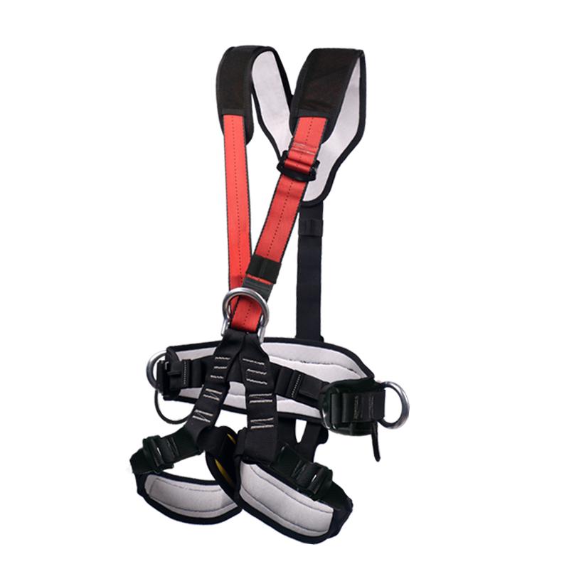 Full Body Rock Climbing Safety Belt Harness for Mountaineering Tree ...
