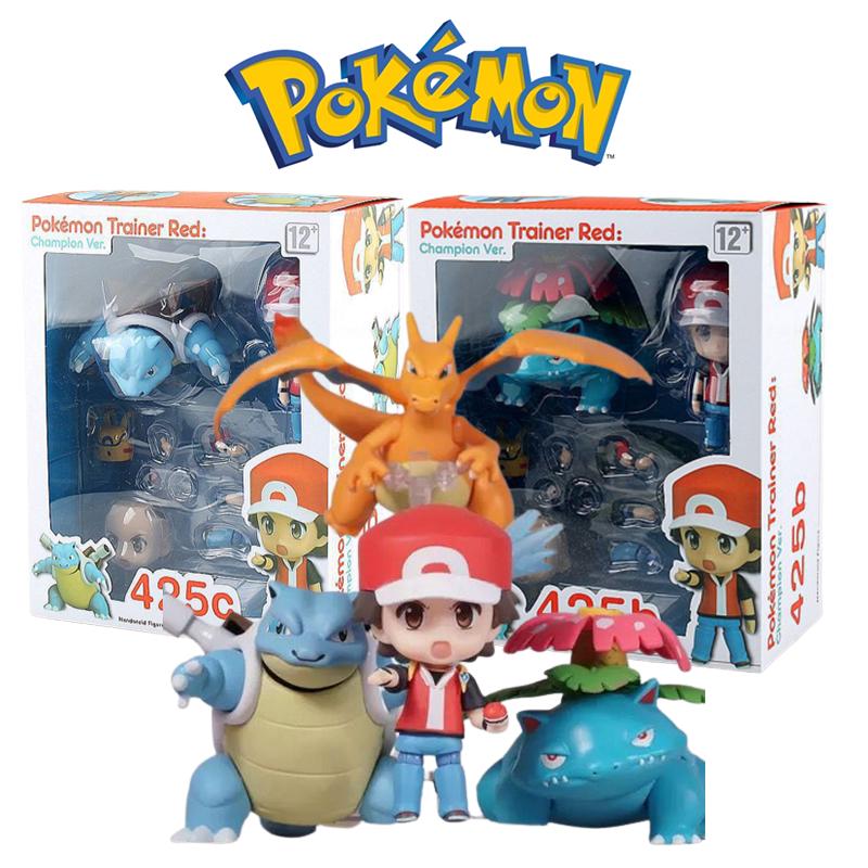 Buy Set Bulbasaur Action Figure Squirtle Blastoise Oranment Kids Xmas ...