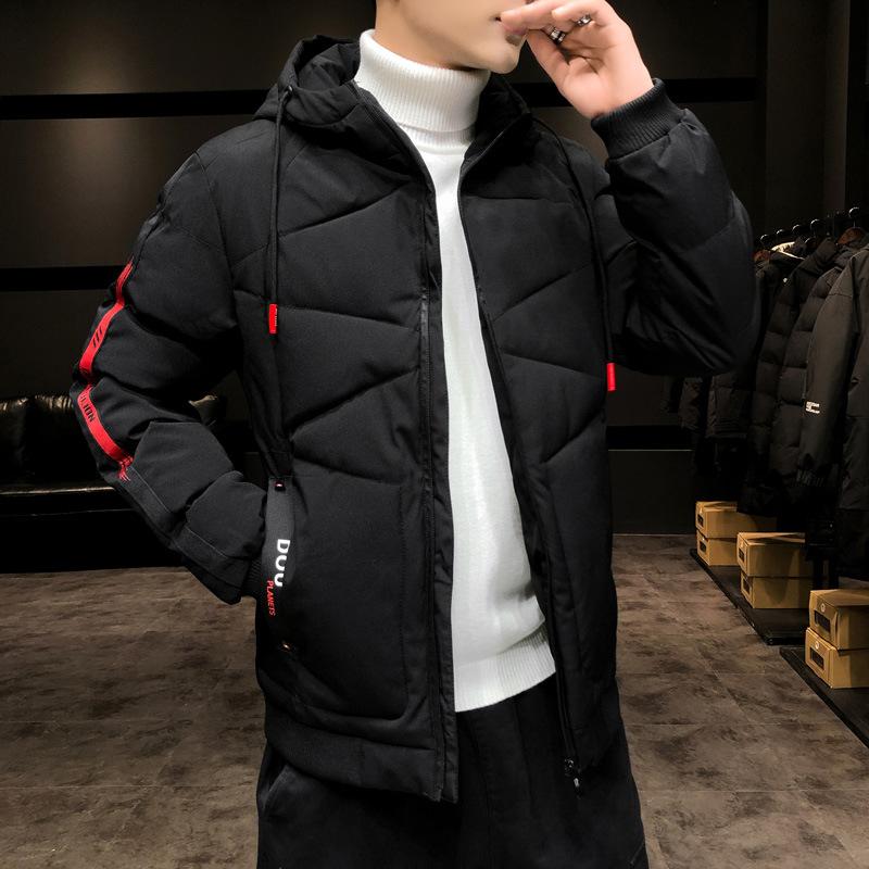 Buy Men 'S Jacket Winter Cotton Padded Jacket Slim And Handsome Men 'S ...