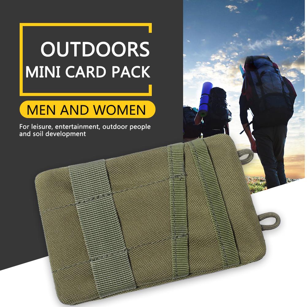 Cumpără Mini EDC Molle Pouch Card cheie Portofel în aer liber portabil ...
