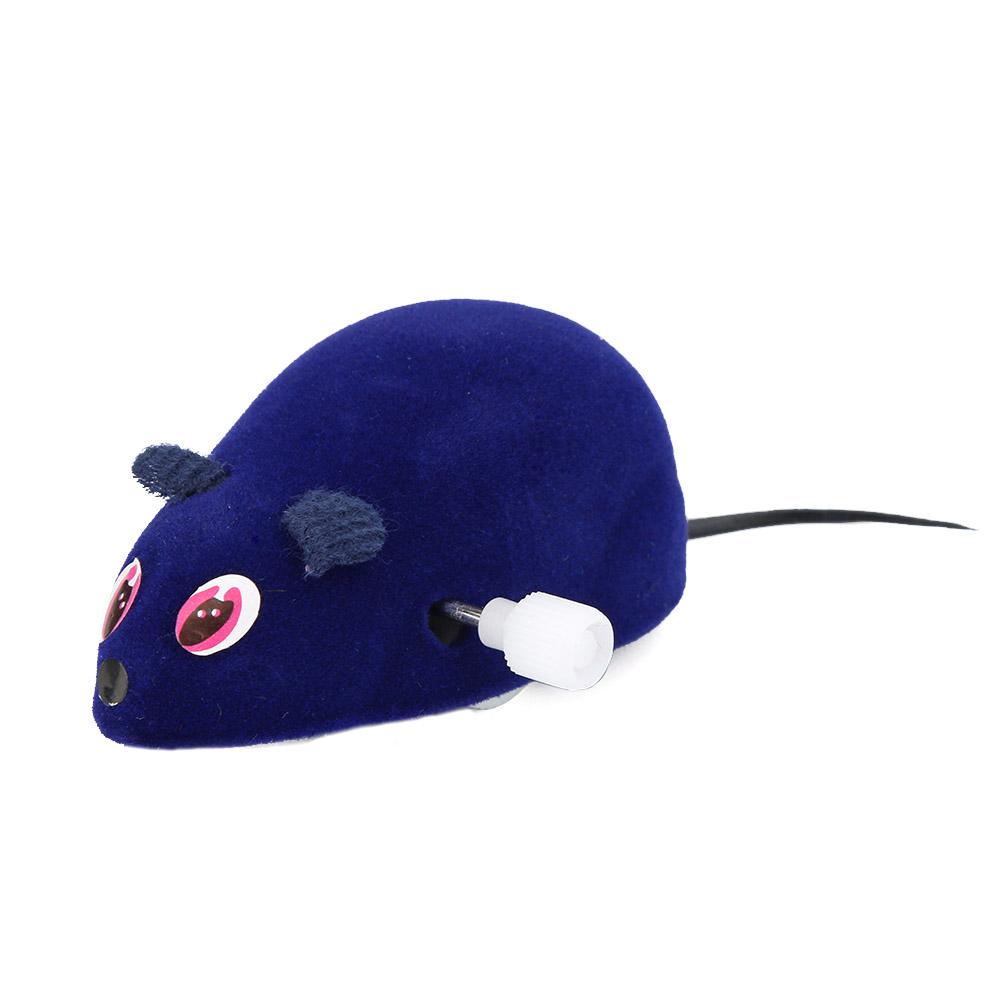 Buy Clockwork Mouse Rats Toy for Cat Kitten Plush Playing Puzzle Funny ...