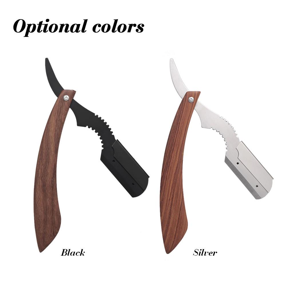 Buy Male Straight Edge Razor Stainless Steel Manual Folding Shaving ...