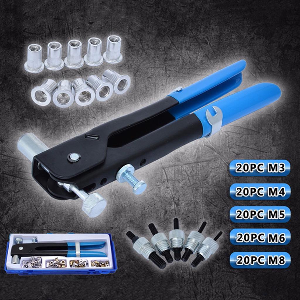 Rivetto filettato 106Pcs Rivetto a dado filettato Rivnut Nutsert Insert ...