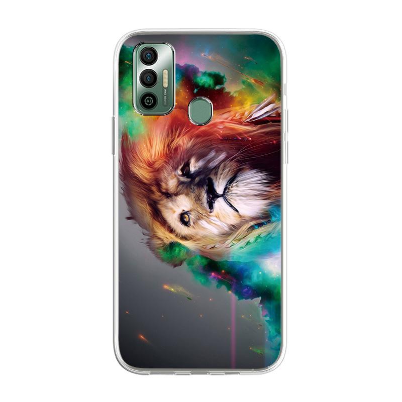Tecno Spark 7 için Donatılmış Kılıflar Tecno Spark 7 KF6 KF6j KF6i KF6k ...