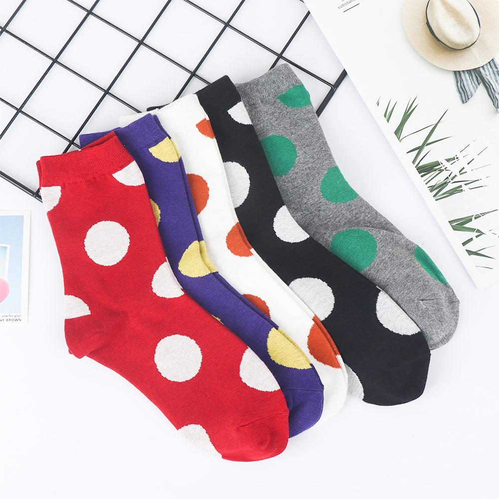 Buy Lovely Fashion Female Wave Point Design Sock Cotton Socks Winter ...