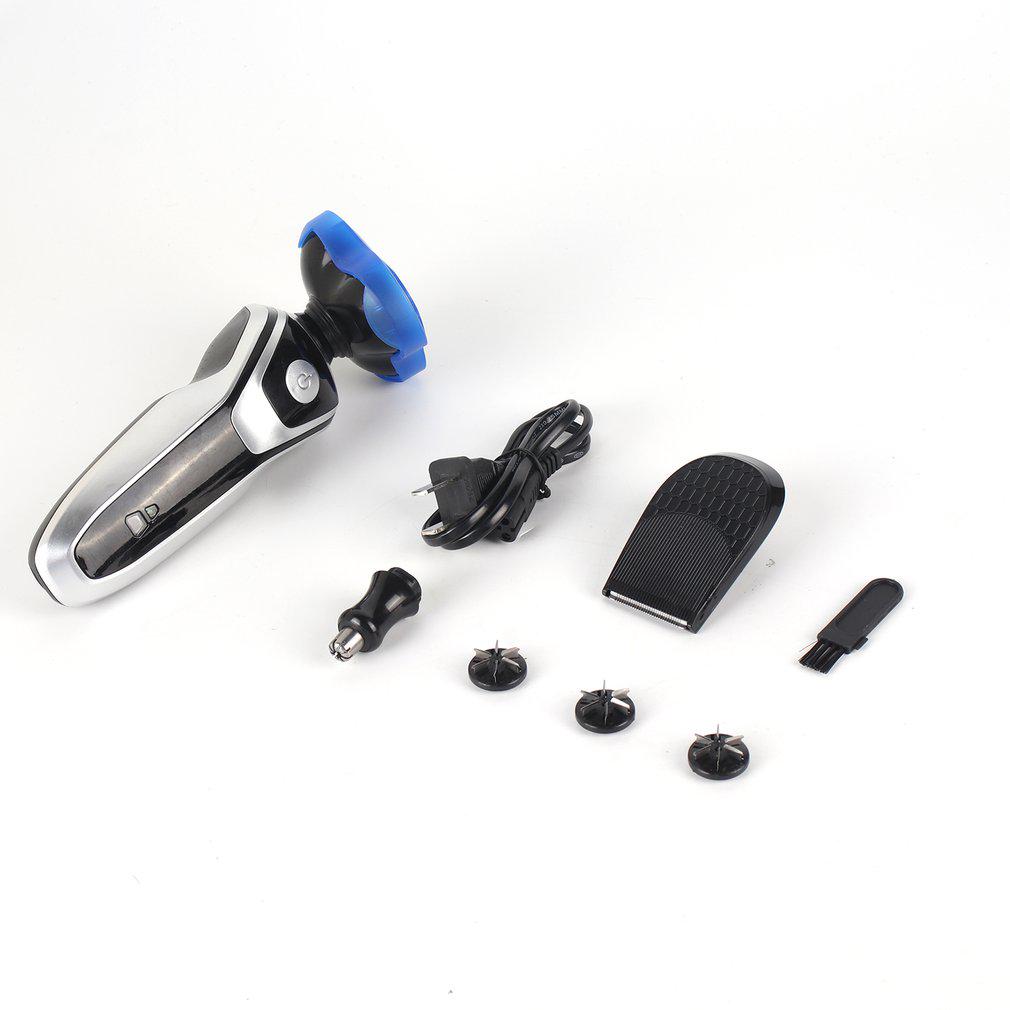 Buy BAOJUN BJ5688 5-in-1 Electric Shaver Waterproof Rotating Razor at ...