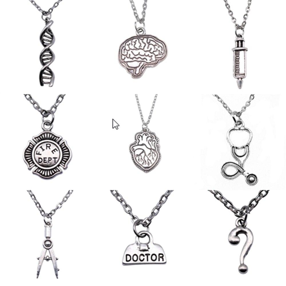 Buy 1 Piece Doctor Rescue Charms Jewelry Necklace For Women at ...