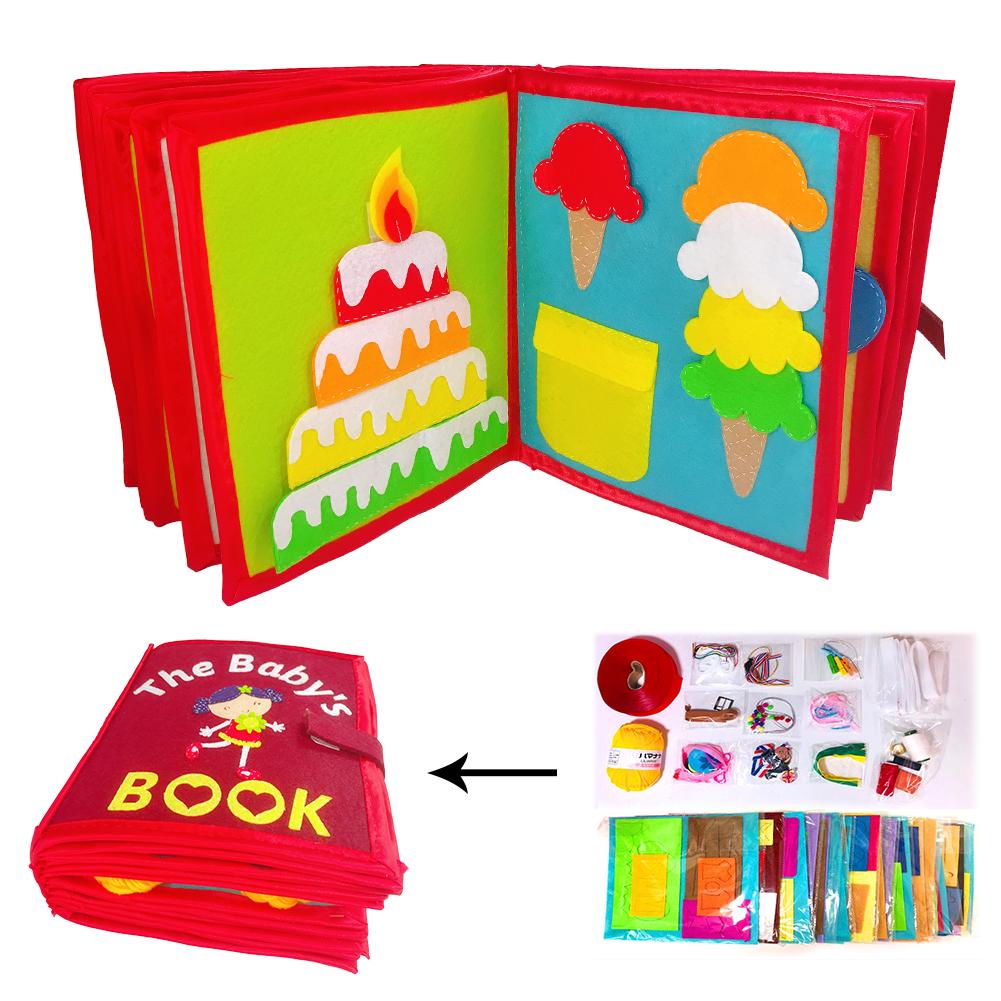 Buy Kid's Cloth Book Non-Woven Picture Book Manual Three-Dimensional ...
