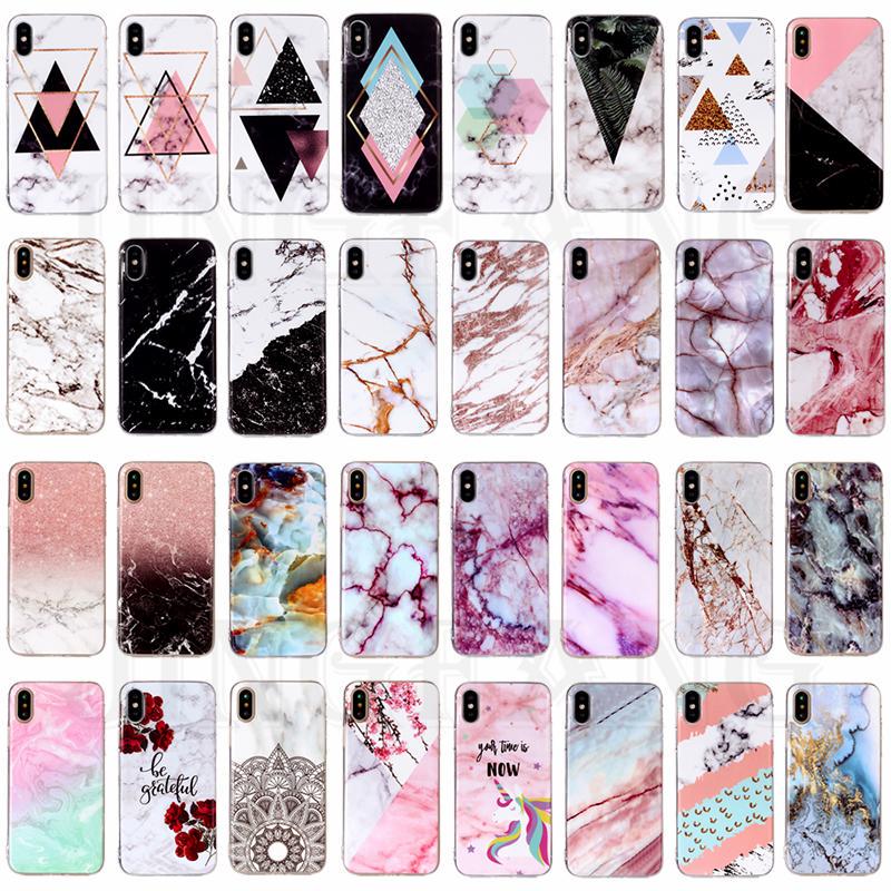Buy Fashion Marble Design Slim Soft TPU Rubber Silicon Phone Case Cover ...