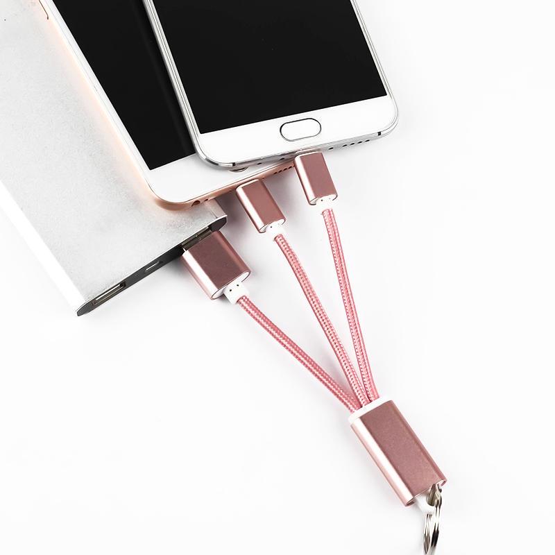 Buy Keychain Data Cable USB Charging Cable Portable Data Cable IOS ...