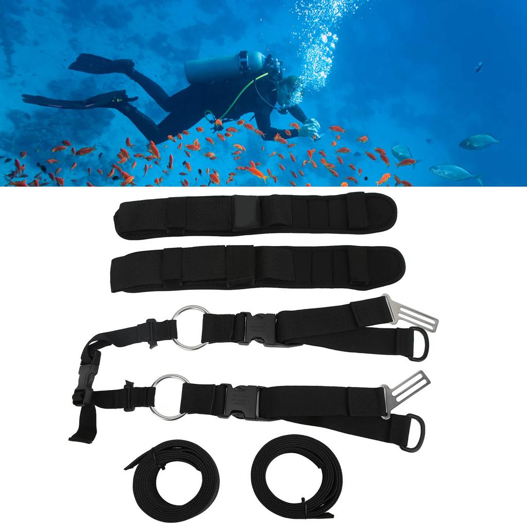 Satın alın Diving Harness System Adjustable Wear Resistance Baseboard D ...