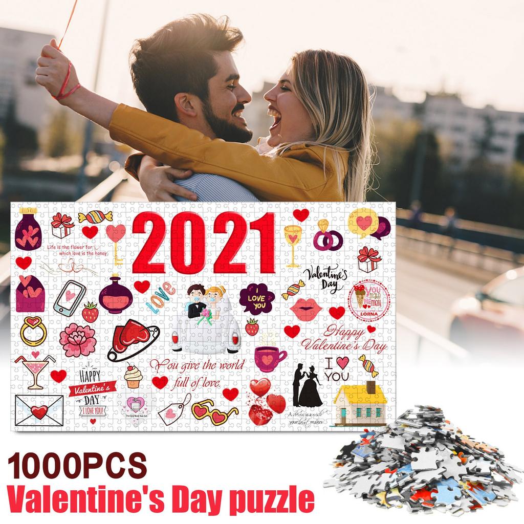 Buy Valentine's Day Puzzle 1000 Pieces Funny Toys Personalized Gifts ...