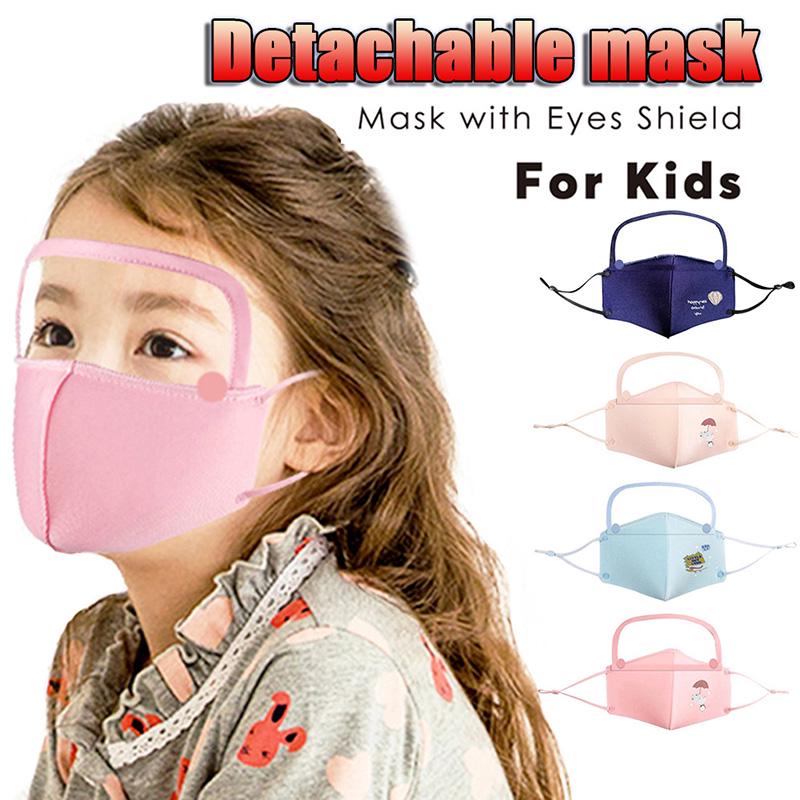 Buy 2020 New Detachable Mask Dustproof Protective Masks With Eye Shield ...
