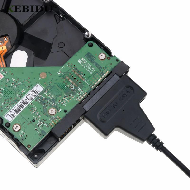 Buy Computer Hard Driver Connection Cables 2.5" 22P 2.0 USB to SATA ...