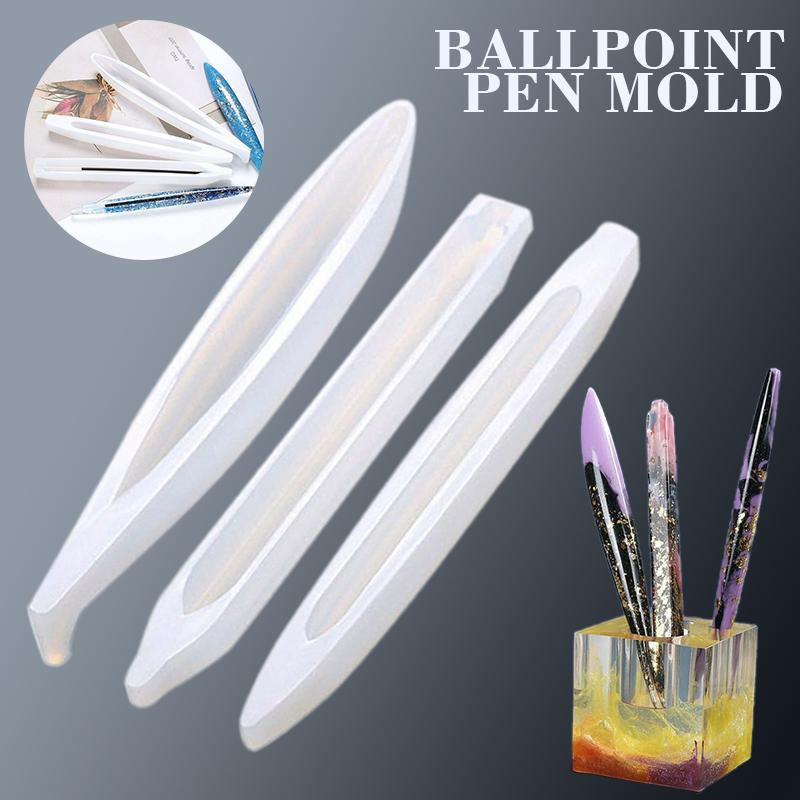 Buy Pdtoweb Handmade Ballpoint Pen Resin Mould Silicone Molds Jewelry ...