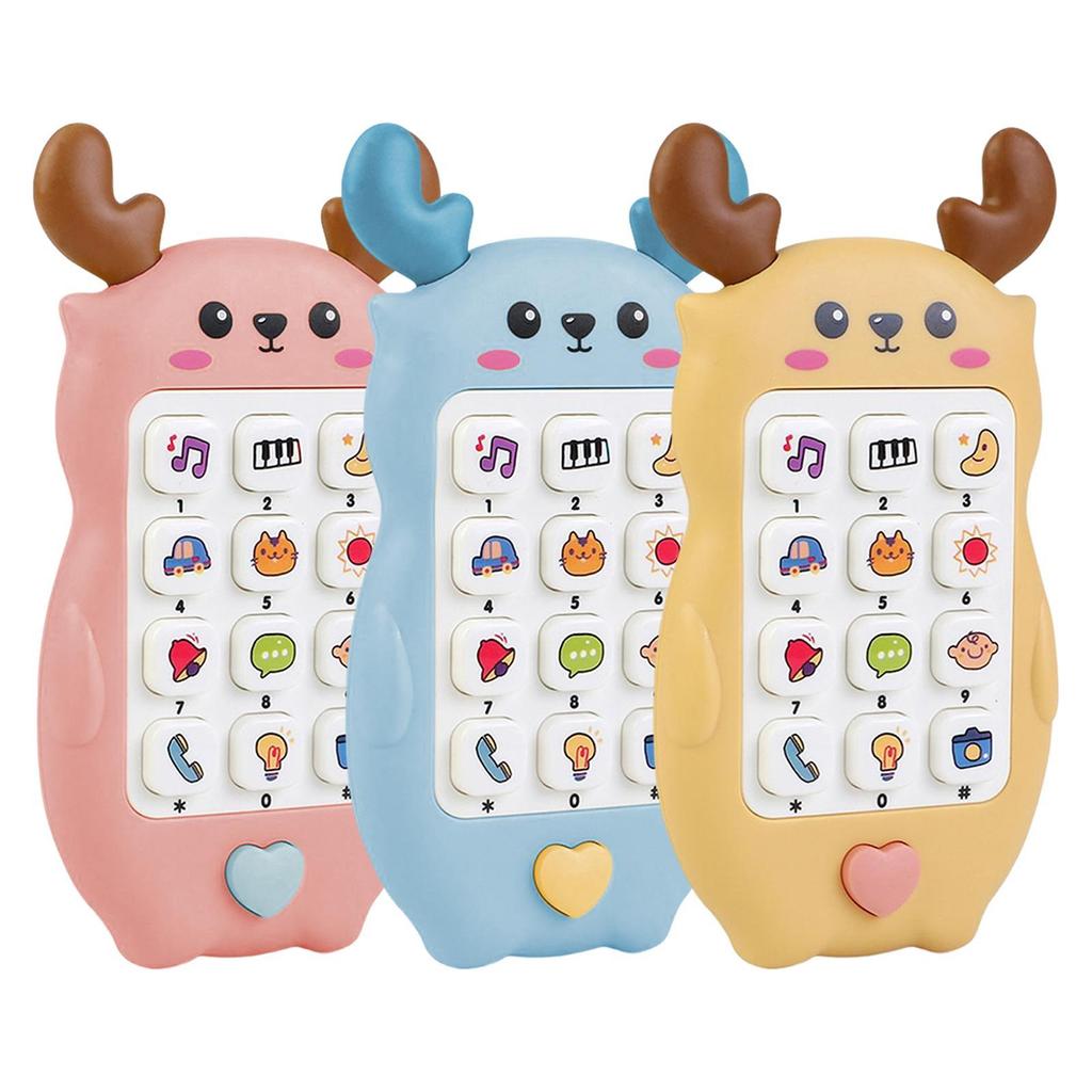 Buy Mobile Phone Toy | Light Music Educational Phone | Can Bite Toy ...