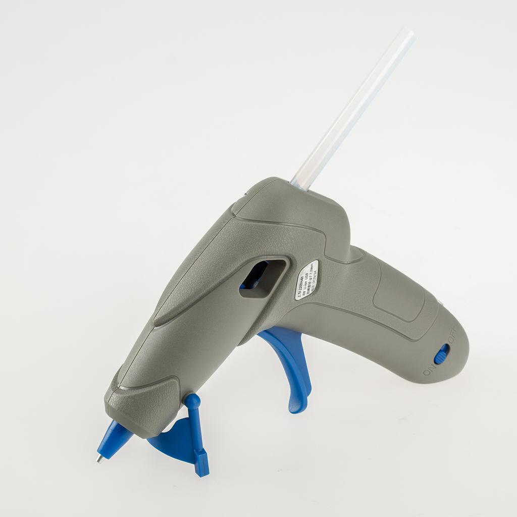 Cordless Hot Melt Glue Tool Usb Rechargeable Built-In Li-Ion Portable For Craftwork Diy Repairs ...