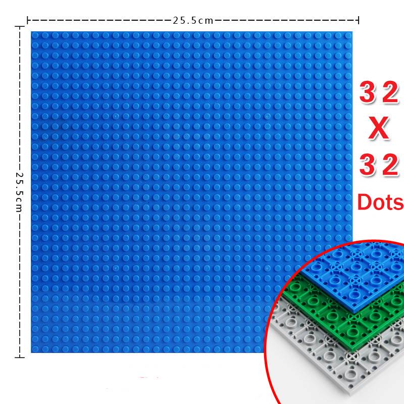 32*32 Dots Base Plate for Small Bricks DIY Building Blocks Baseplate ...