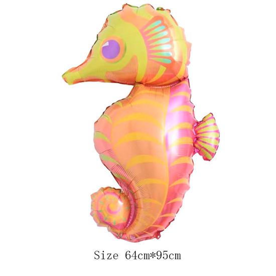 Fish Foil Balloons Inflatable Toys Sea World Party Balloon Birthday ...