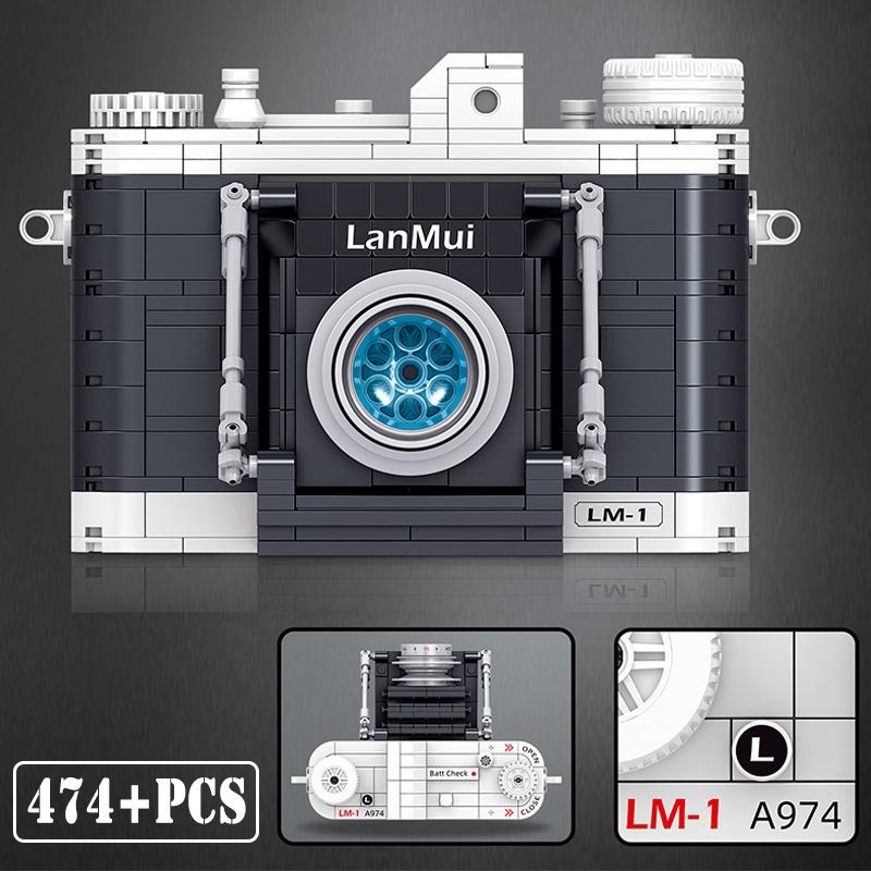New Film Camera Building Blocks Video Camera Toys Assembly Model DIY ...