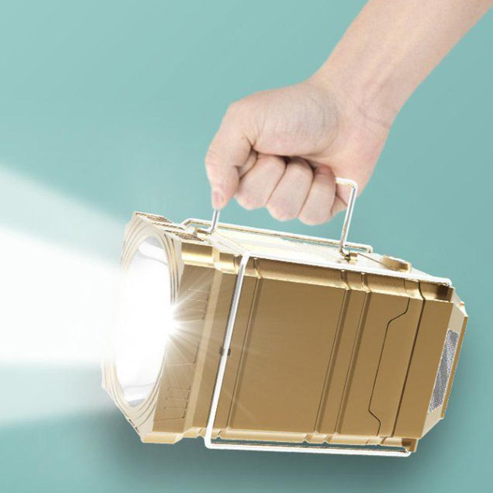 Satın alın Portable Led Camping Light Waterproof Solar Lantern Usb ...