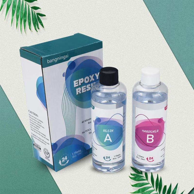 Buy Resin Epoxy High Adhesive 1:1 Ab Epoxy Hardener Crystal Glue For ...