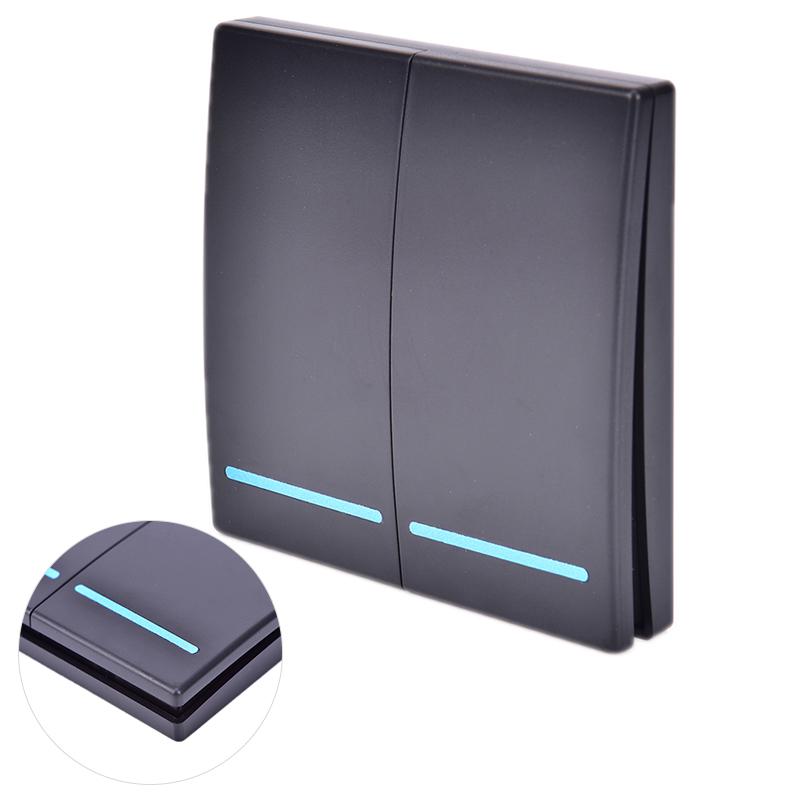 433Mhz Smart Push Wireless Switch Light RF Remote Control Receiver ...