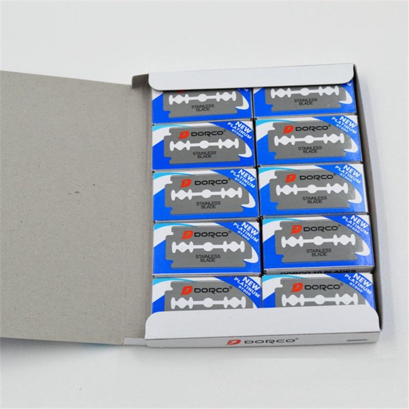 Buy 10/20/30/50/100pcs Double-sided Razor Blades Stainless Steel Safety ...