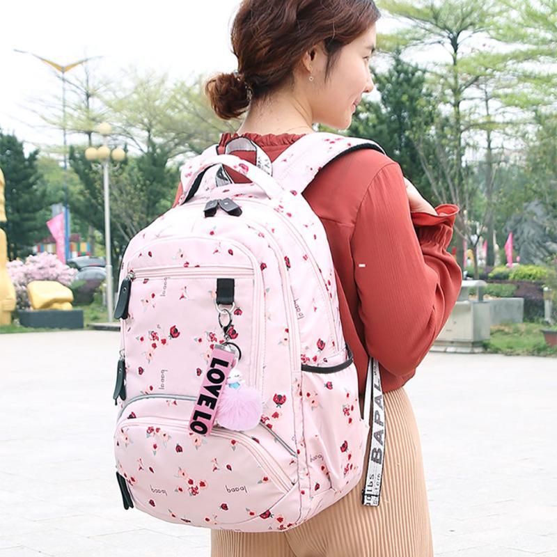 Cheap Girls Backpacks For School Student Casual Large Capacity Bookbags ...