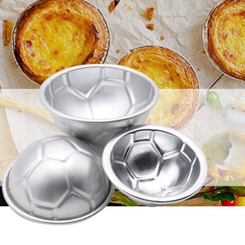 3D Football Ball Aluminium Cake Mold Pan Diy Fondant Sugar Molds 3 ...