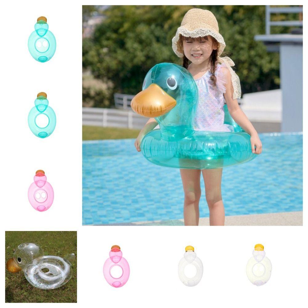 Buy With Seat Children Duck Swimming Ring Transparent Cute Kids at affordable prices — free ...