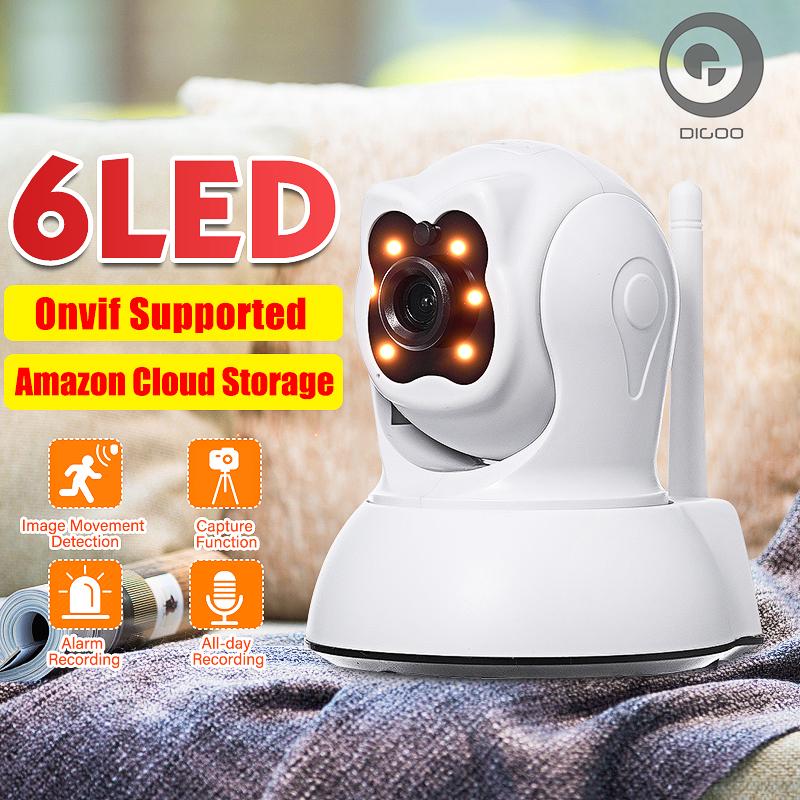 Buy DIGOO 720P HD PTZ Two-way Audio Movement Detection Smart WIFI IP ...