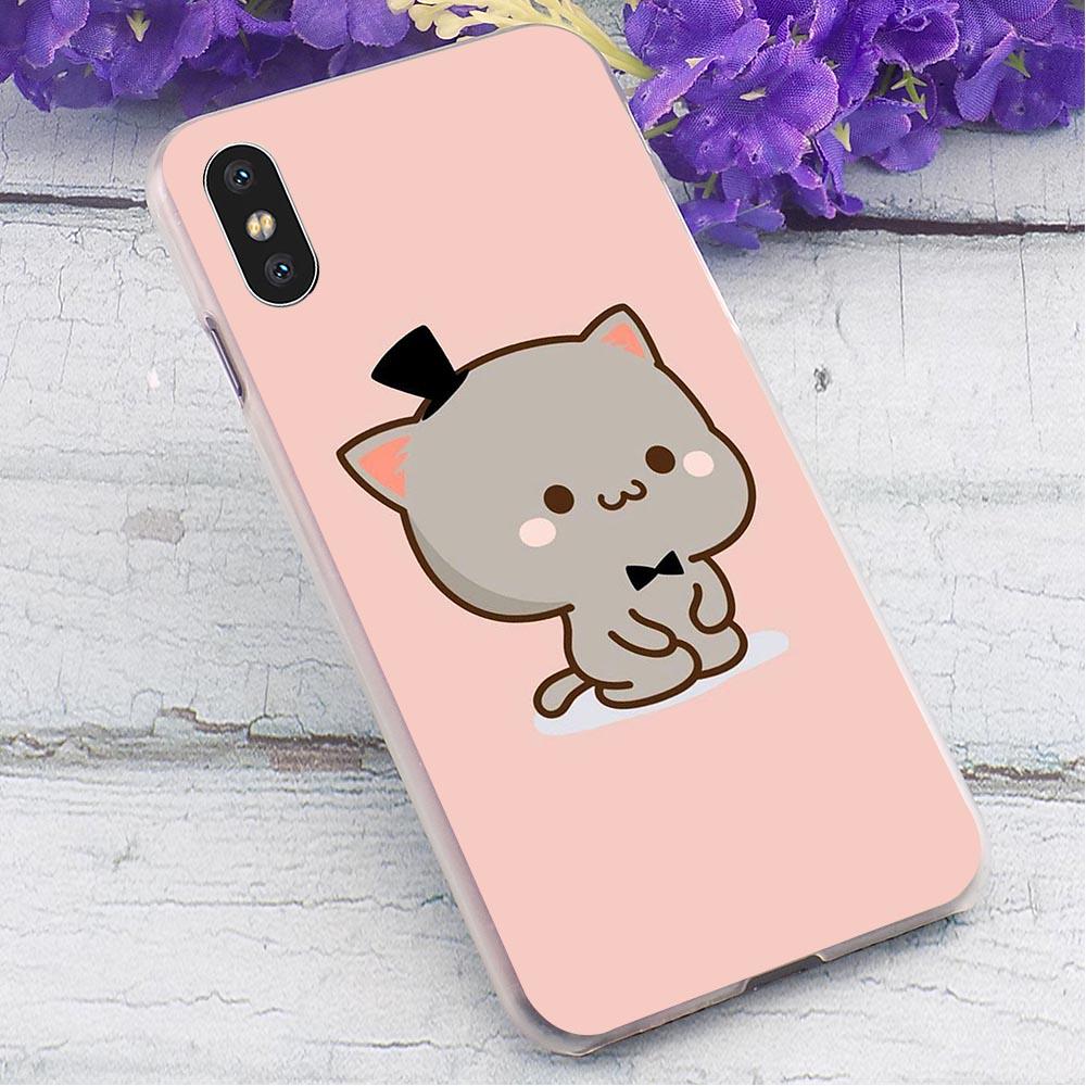 Buy Kawaii Molang Dog Cat Phone Cover for Huawei P8 Lite P9 P10 P20 P30 ...