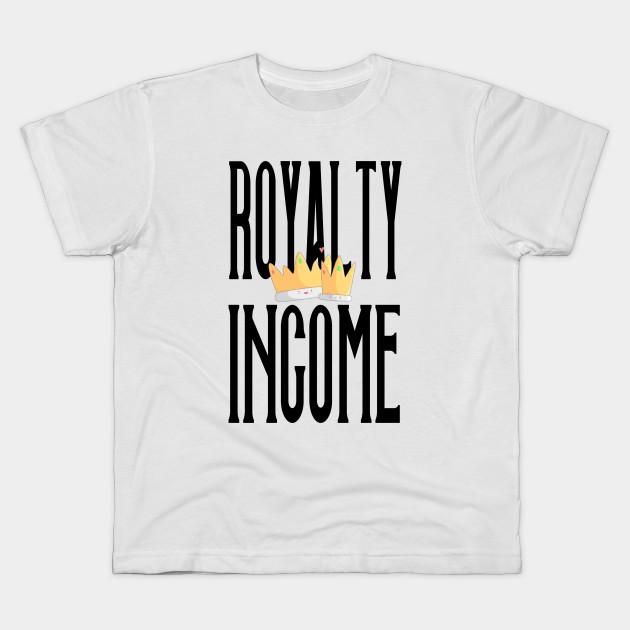 Buy Children Cartoon Royalty Income Design Print Funny Game T Shirt ...