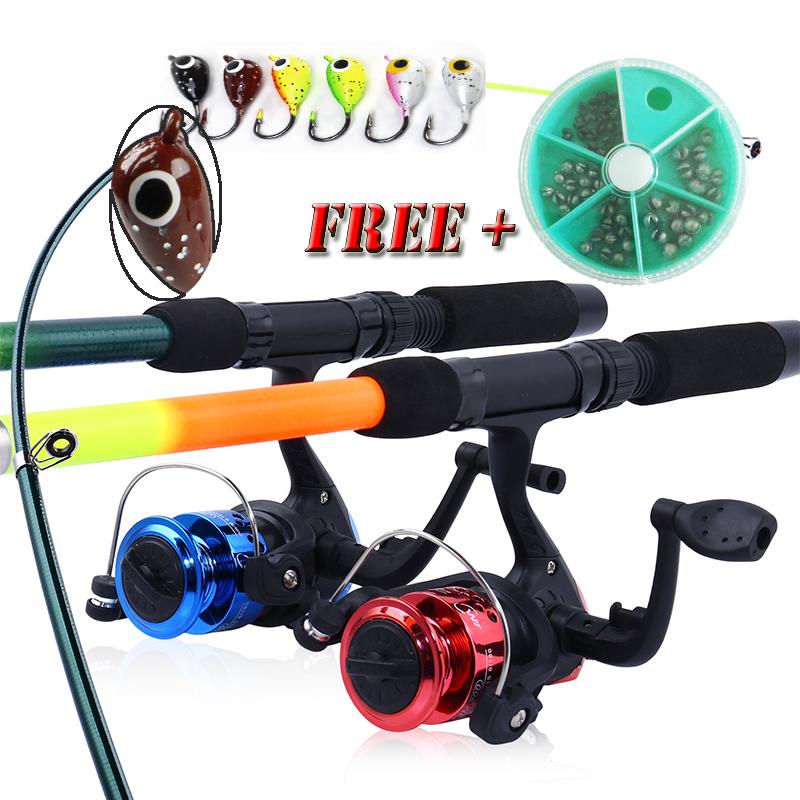 Buy Fishing Rod Outdoor Spinning Fishing Rod Reel Tackle Tool Kit Ice ...