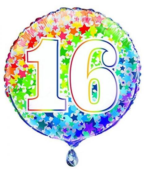 Buy Unique party unique party 55780 numéro 16 ballon, multi at ...