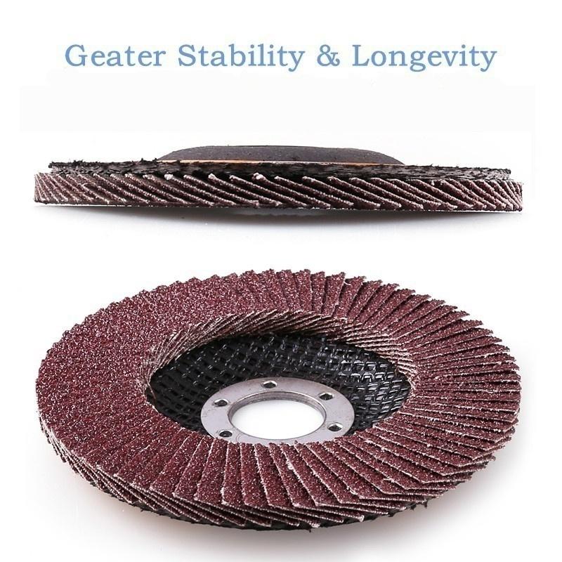 Kaufe 1/5PCS 60/80/120/240 Grit Flap Discs Schleifen Schleifen Winkel ...