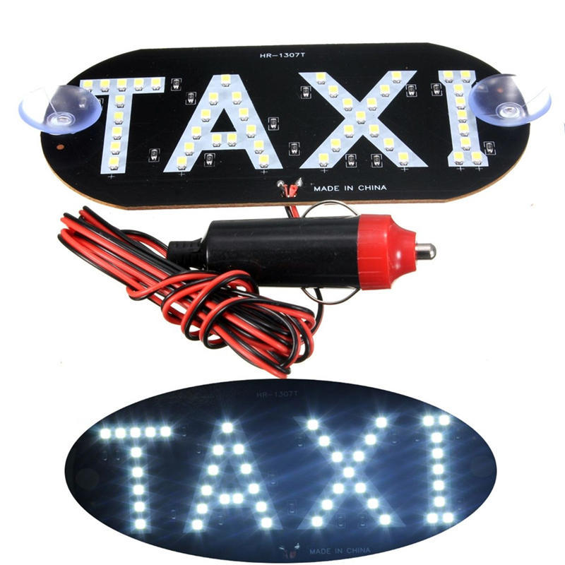 Buy Auto Green 45 LED Cab Taxi Roof Sign Light 12V Vehical Inside ...