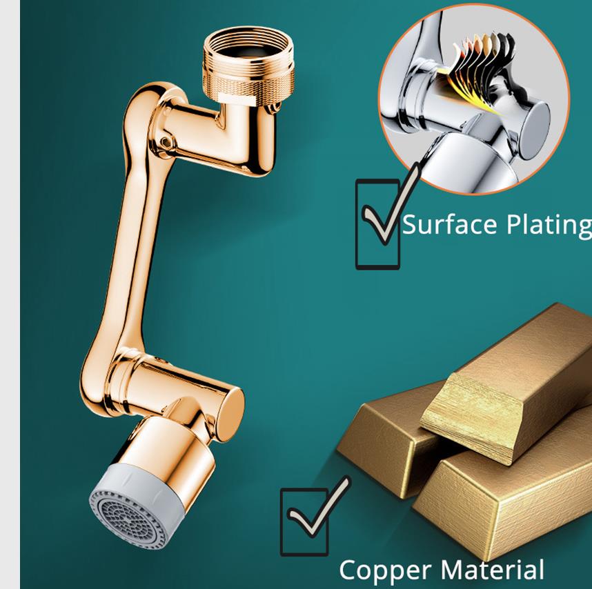 Buy Universal 1080° Rotation Faucet Aerator Splash Filter Kitchen Tap ...