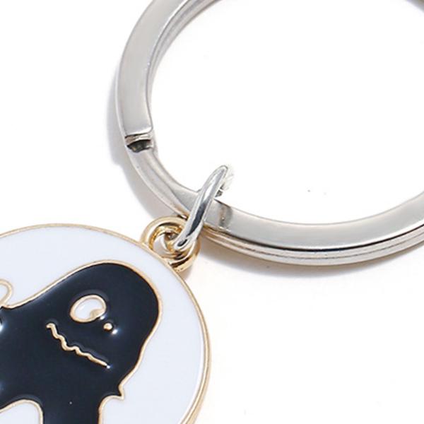 Buy 1PC Halloween Alloy Ghost Shaped Key Rings Cartoon Keychain Bag ...