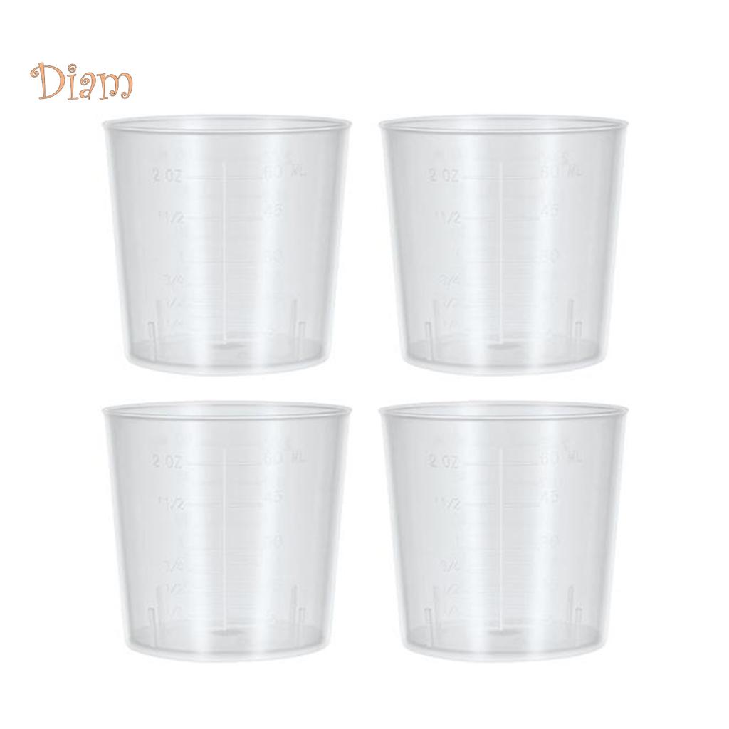 Buy LCP 20Pcs 60ML Plastic Measuring Cup Kitchen Cooking Laboratory ...